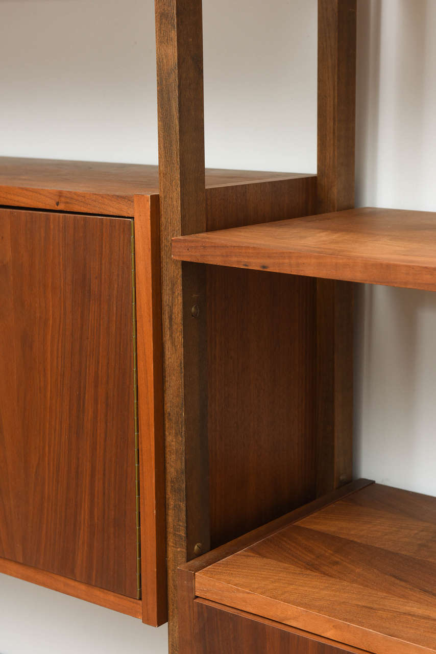 Mid-Century Modern Teak Wall Unit or Storage, 1950s Scan Style at ...