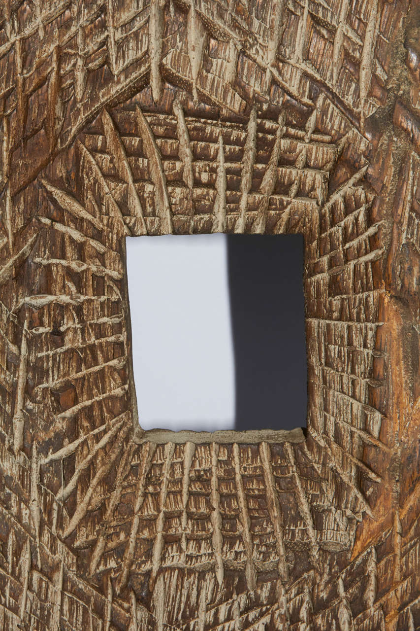 Carved Primitive Wooden Sculpture on Stand at 1stDibs | wood sculpture ...