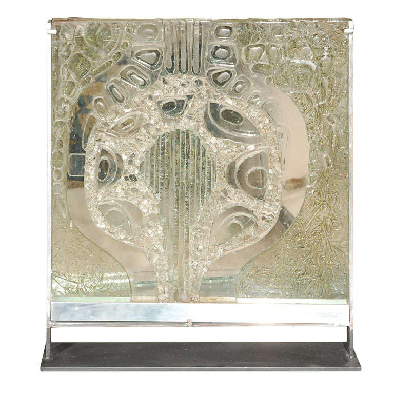 Iridescent Luna Glass Jellyfish Sculpture at 1stDibs | jellyfish in glas