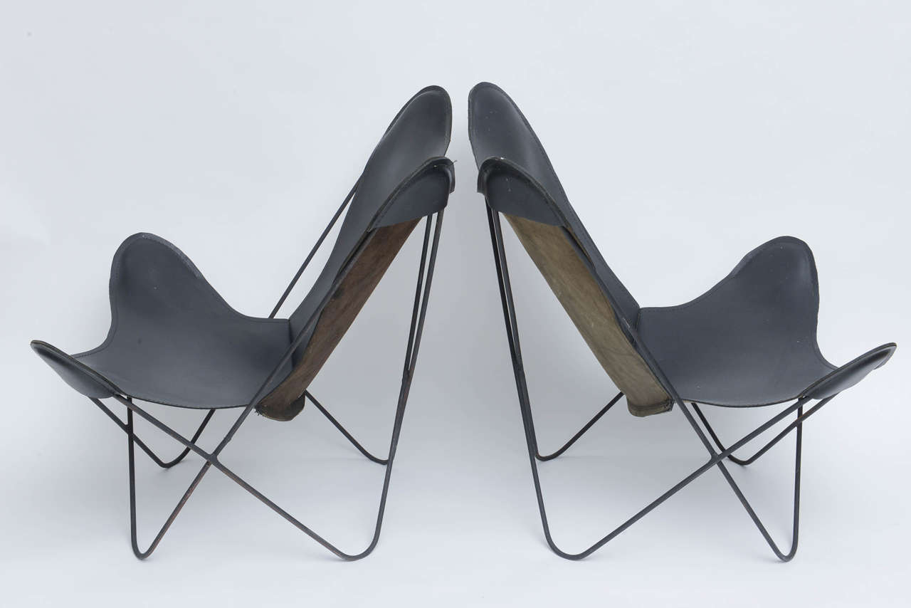 Original Butterfly Chairs by Jorge Ferrari-Hardoy, Argentina, 1940s at ...