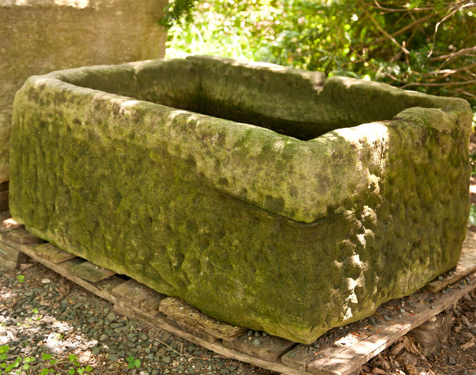 English 19thC Carved Stone Trough at 1stDibs