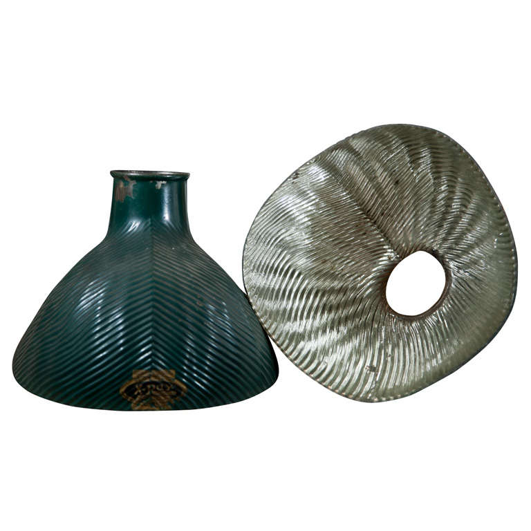 Contemporary Pendant made from Vintage 1920s X-Ray Shades For Sale at ...