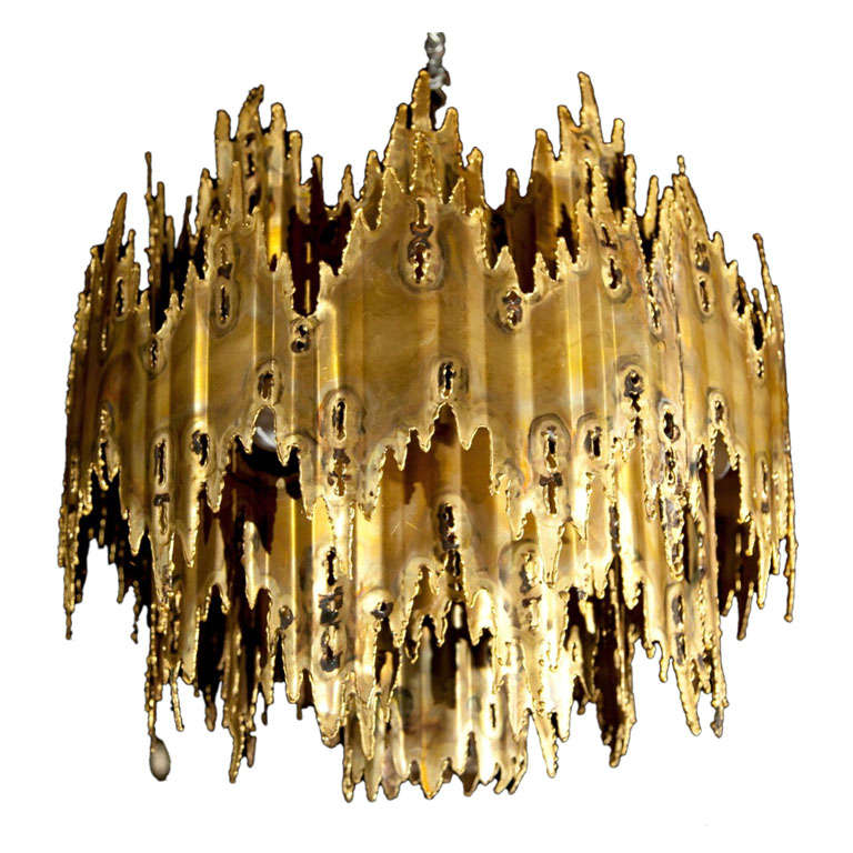 Tom Greene Brutalist Chandelier at 1stDibs | tom greene chandelier, tom ...