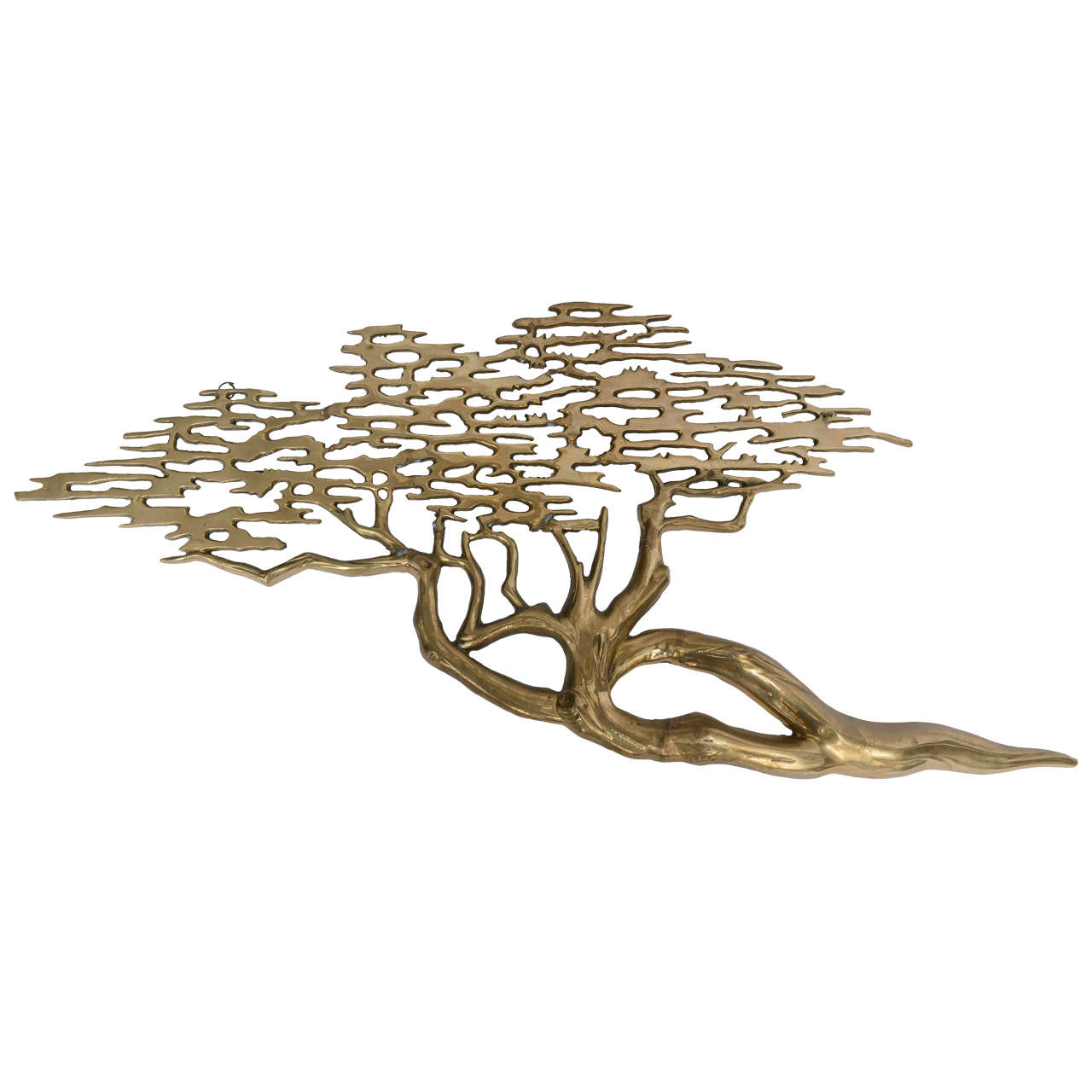 Brass Bijan Tree at 1stDibs