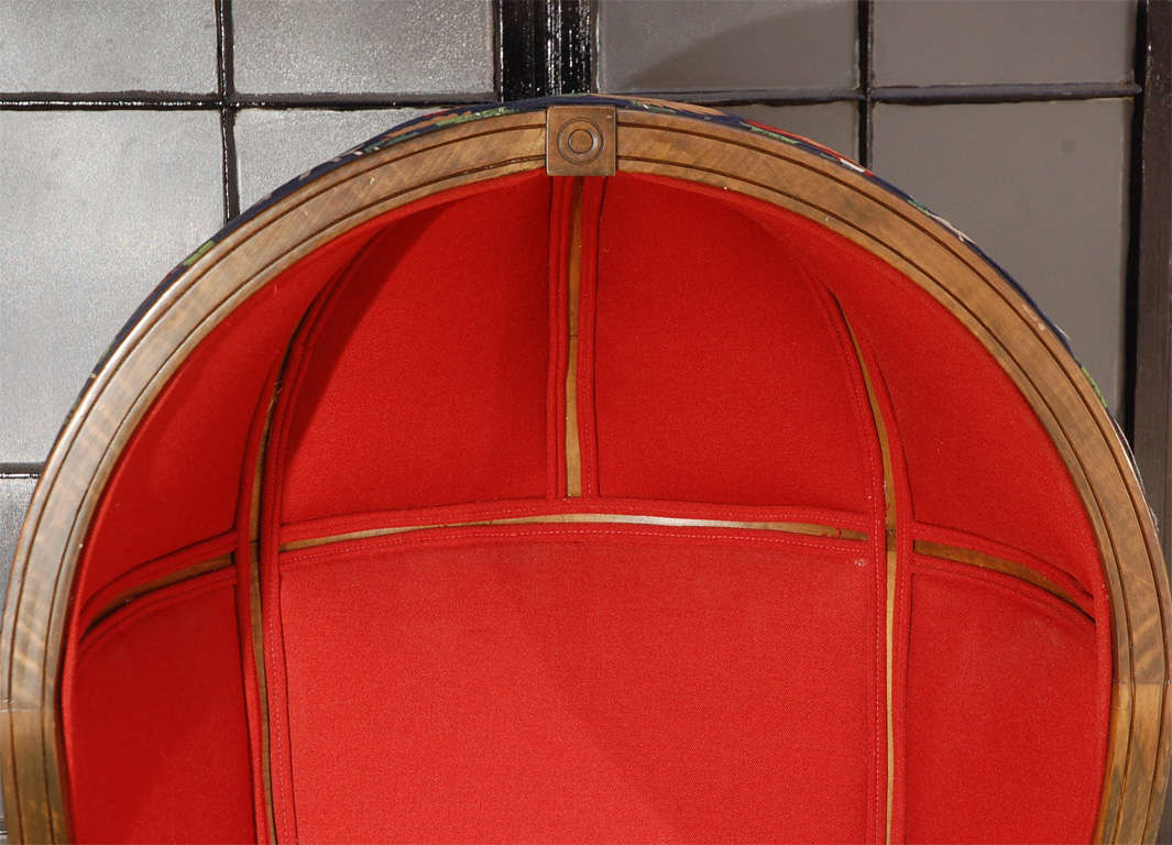 Hooded Canopy Chair at 1stDibs
