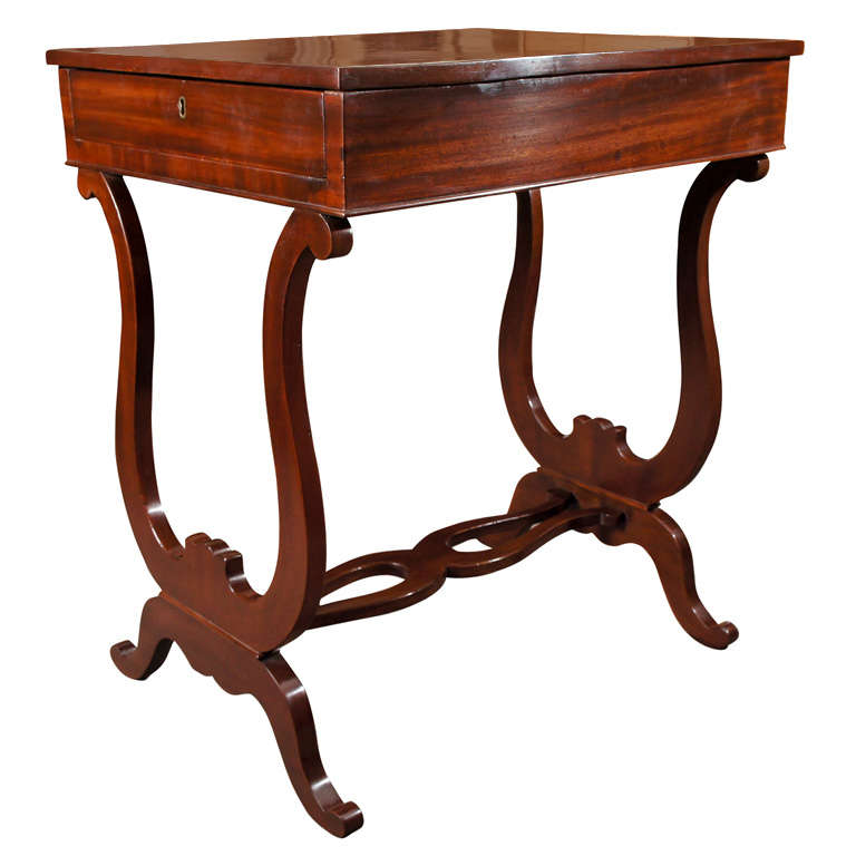 American Empire Side Table at 1stDibs