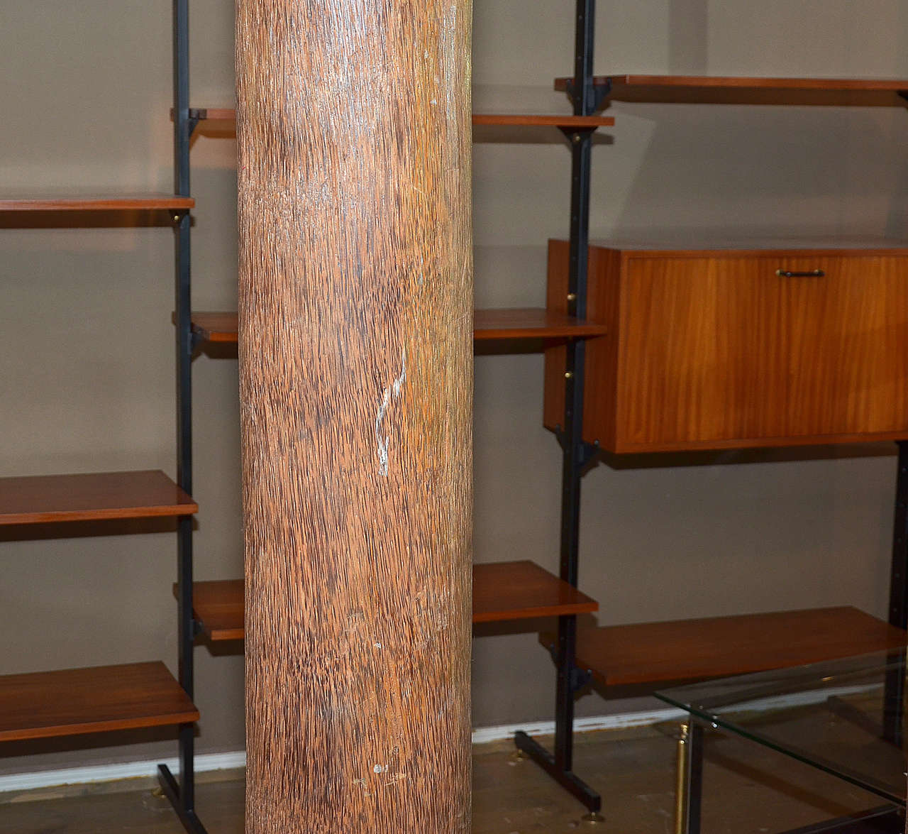 Beautiful Series of Palm Tree Columns in the Art Deco Style at 1stDibs