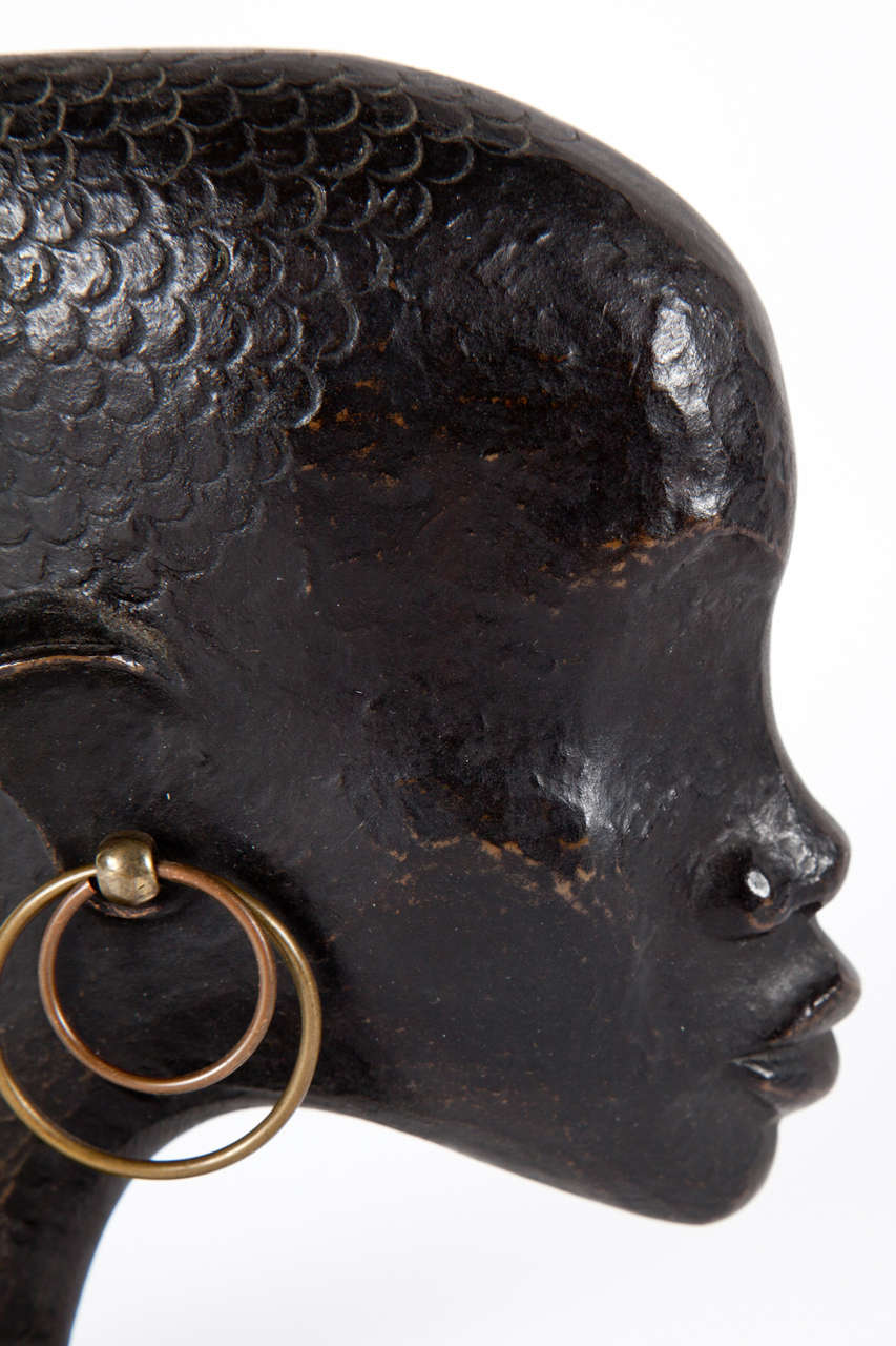 Beautiful Hagenauer Head at 1stDibs