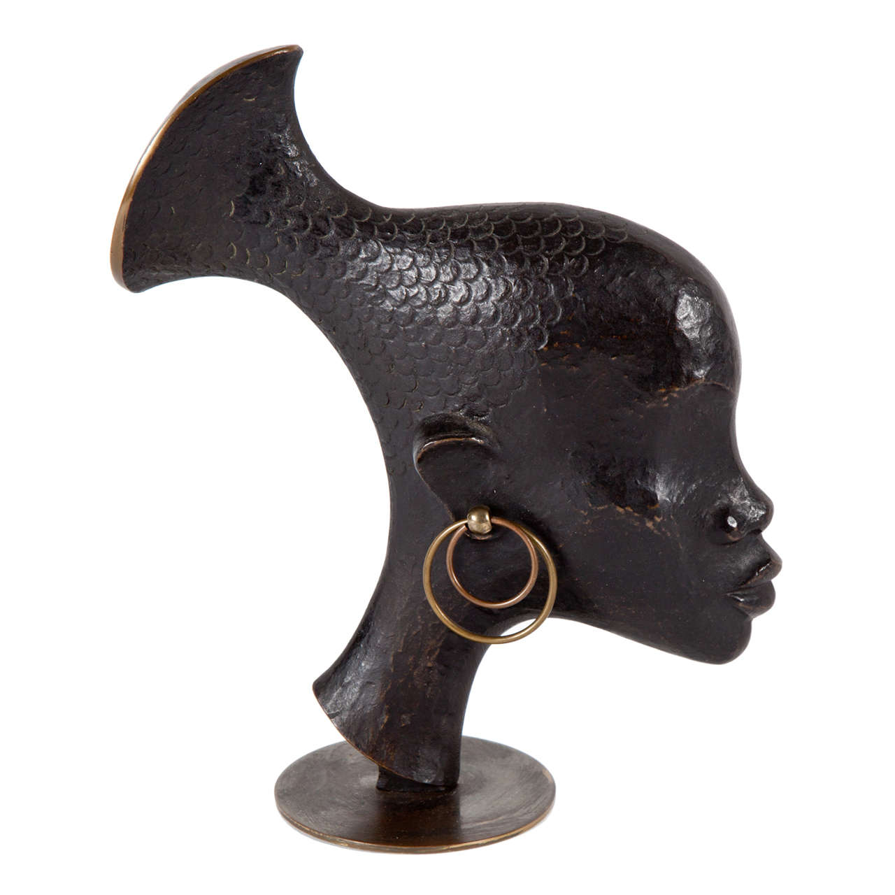 Beautiful Hagenauer Head at 1stDibs