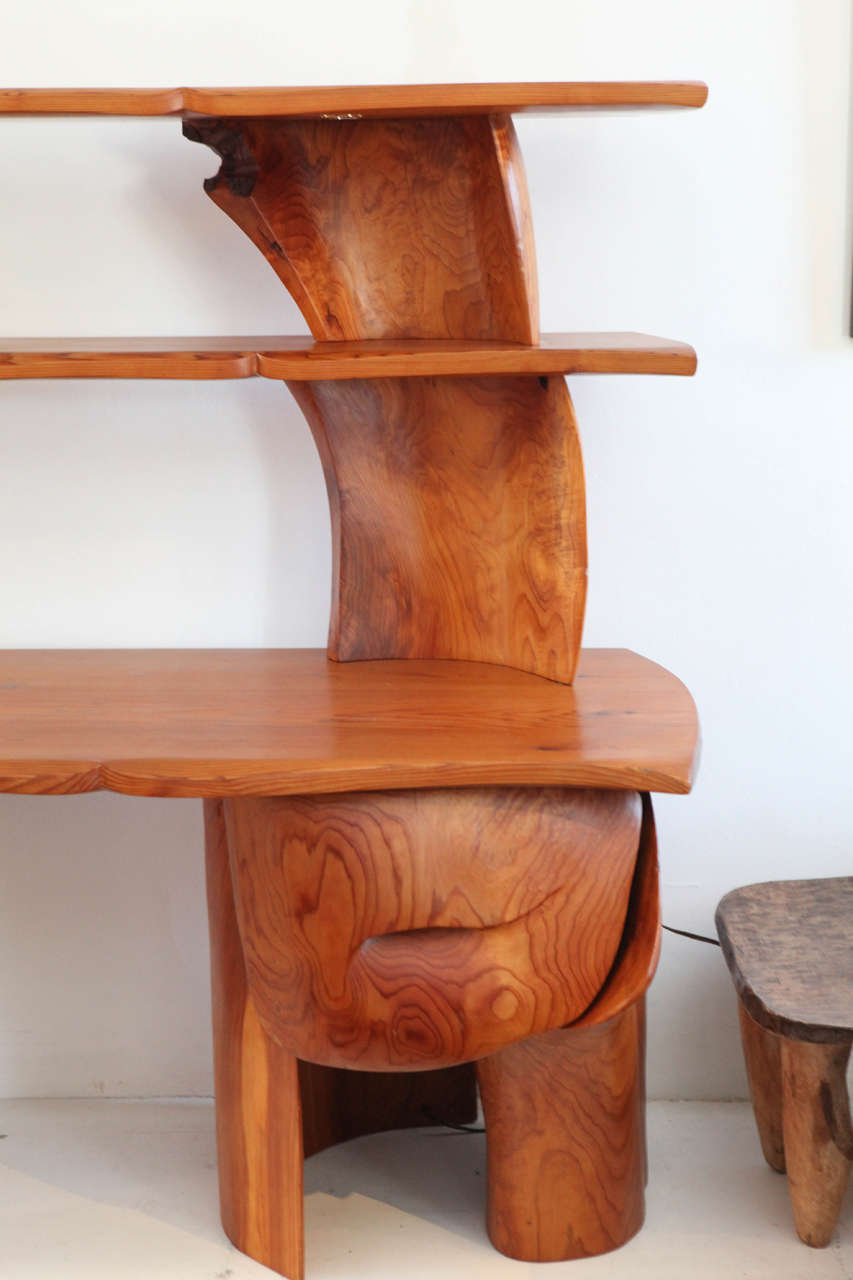 Scott Jaster Studio Organic Carved Desk For Sale at 1stDibs | organic desks