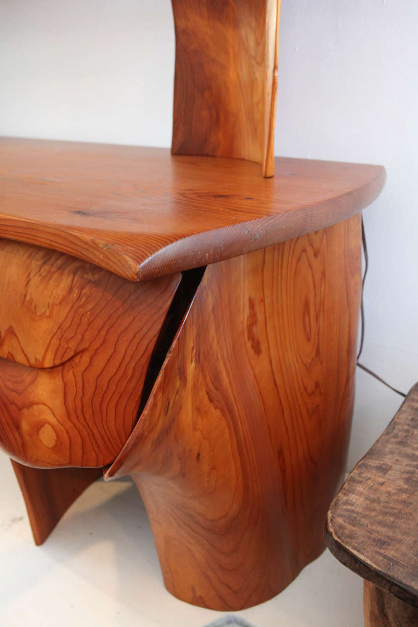 Scott Jaster Studio Organic Carved Desk For Sale at 1stDibs | organic desks