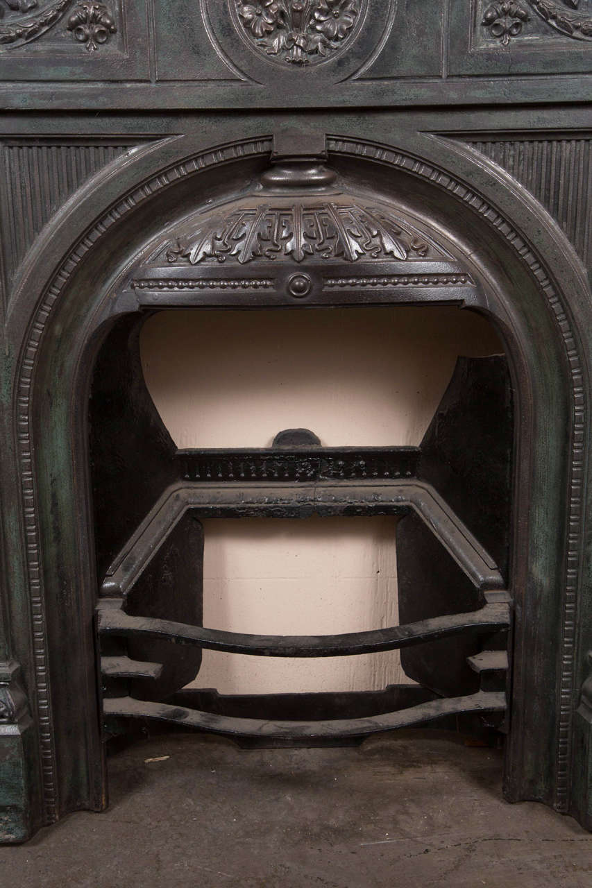 1860s English Cast Iron Mantel with Floral Embellishments at 1stDibs ...