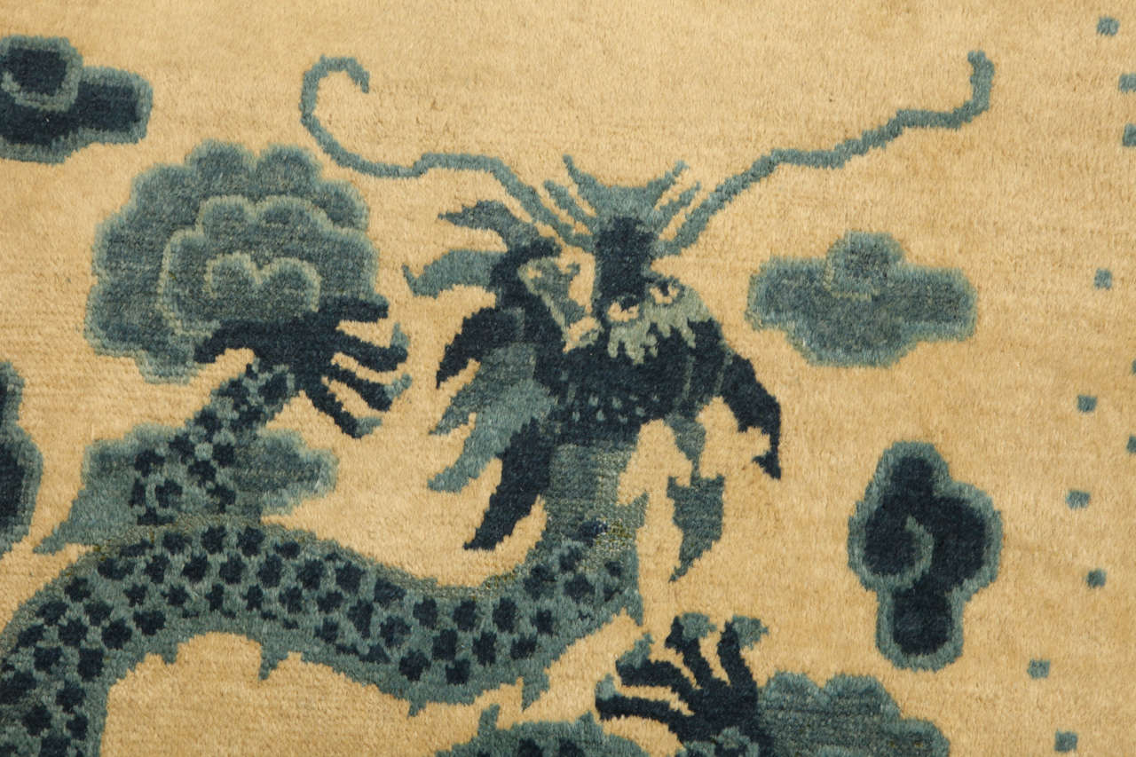 Antique Chinese Dragon Ningxia Rug For Sale at 1stDibs | chinese dragon ...