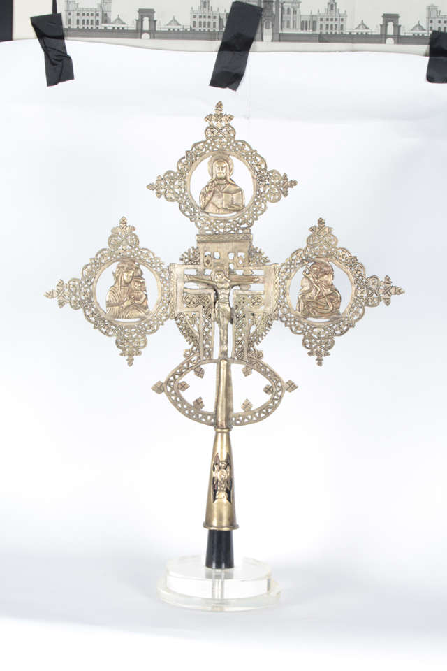 19th Century Processional Coptic Cross For Sale at 1stDibs