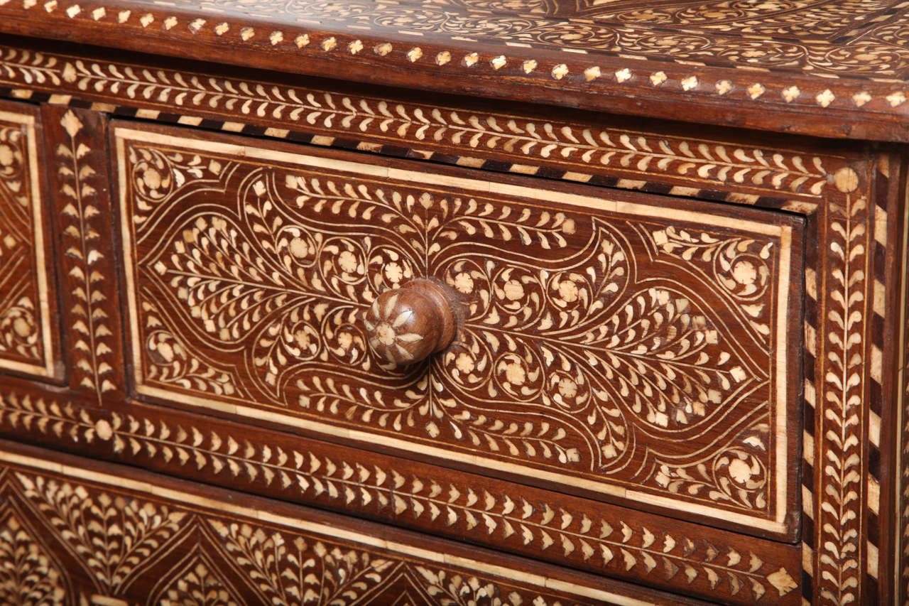 Inlaid Chest of Drawers at 1stDibs