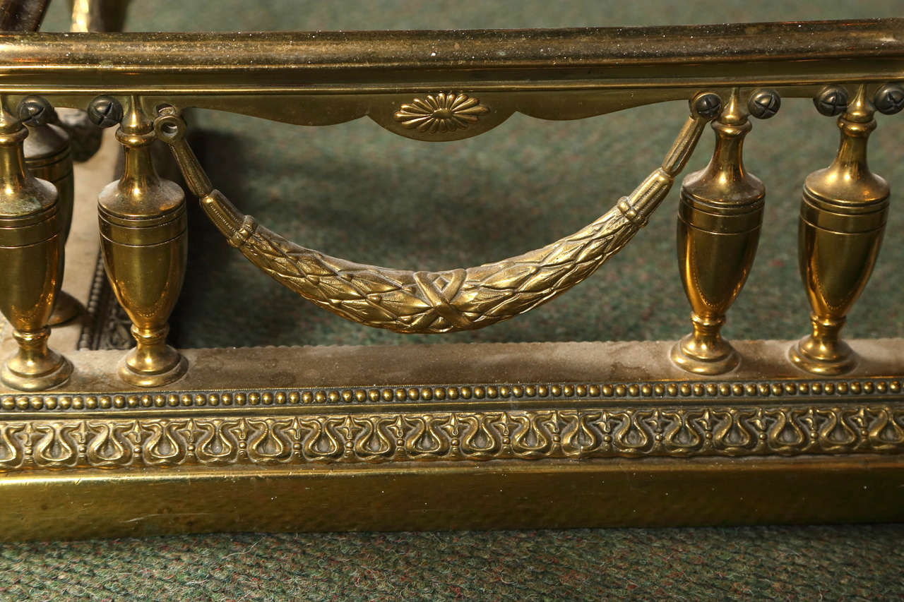 Bronze Fire Fender For Sale at 1stDibs