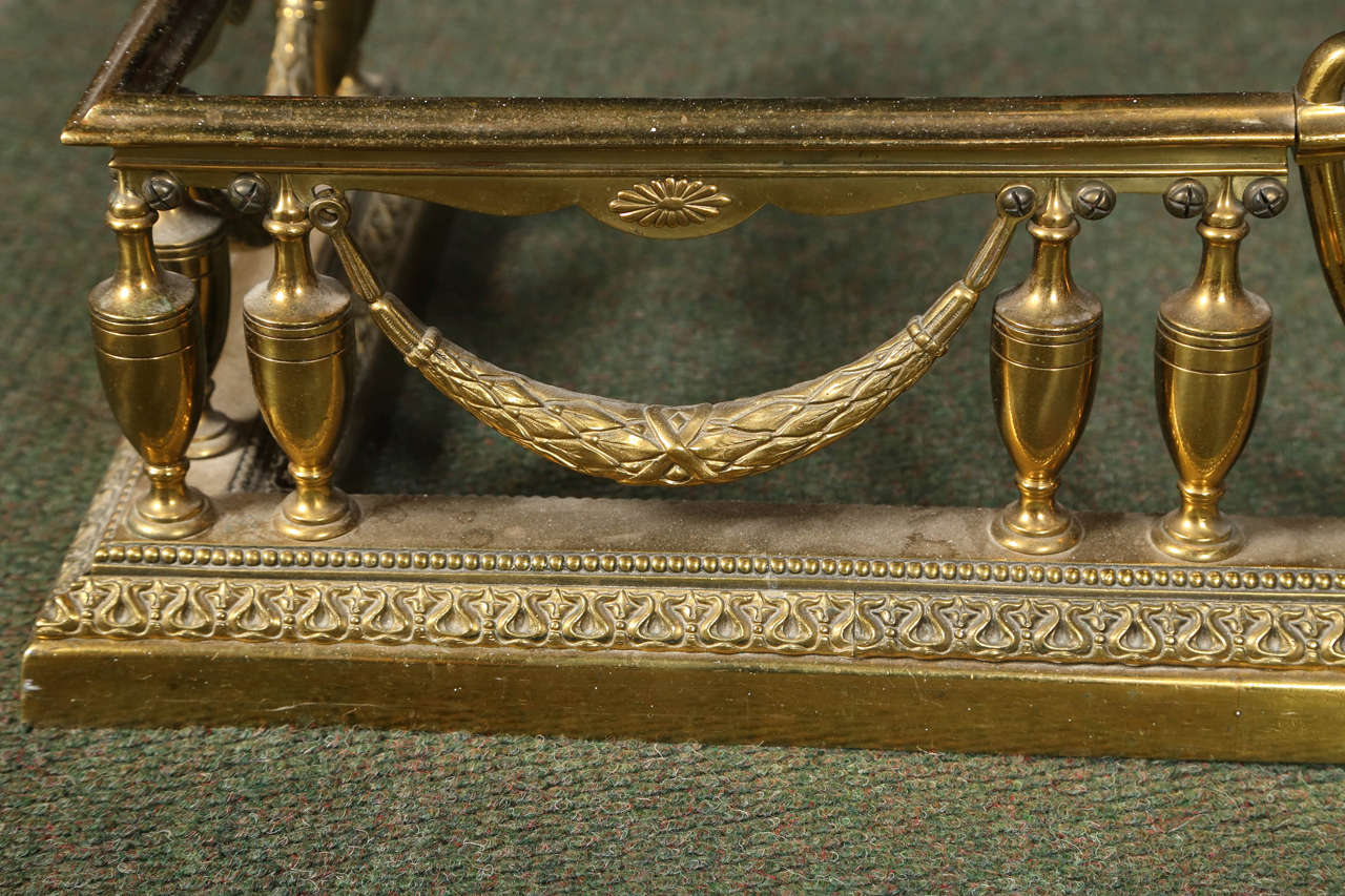 Bronze Fire Fender For Sale at 1stDibs