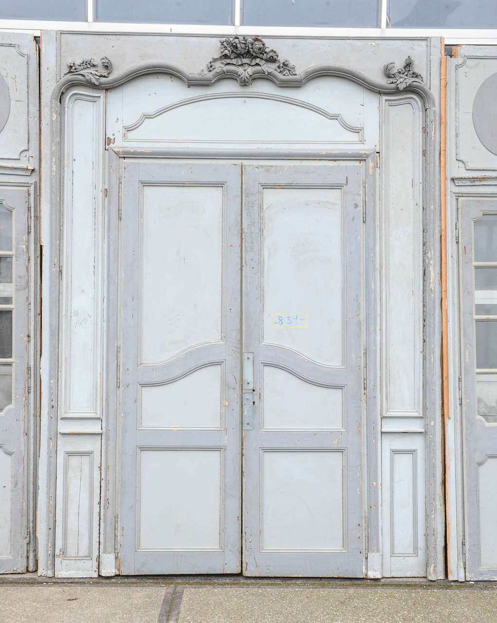 18th Century French Four-Door Louis XIV Carved Oak Wooden Paneling ...