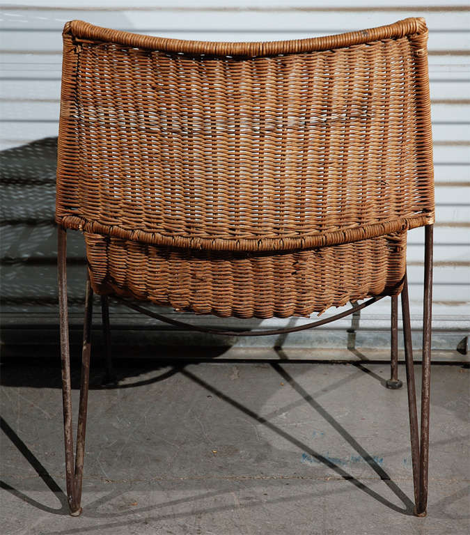 Frederick Weinberg Chair at 1stDibs | frederick weinberg wicker chair ...