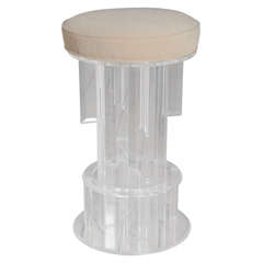 Lucite Bar Stool at 1stDibs