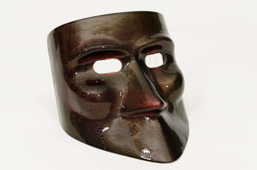 Venetian Glass Mask by Gamboro and Poggi For Sale at 1stDibs | glass ...