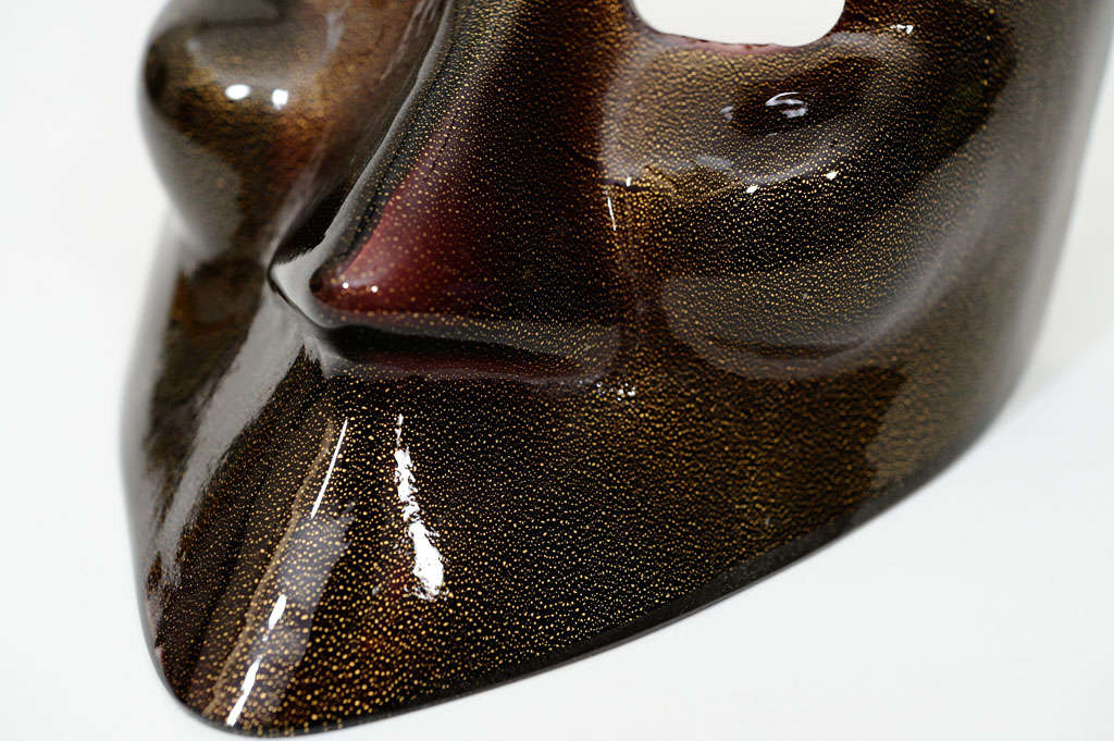 Venetian Glass Mask by Gamboro and Poggi For Sale at 1stDibs | glass ...