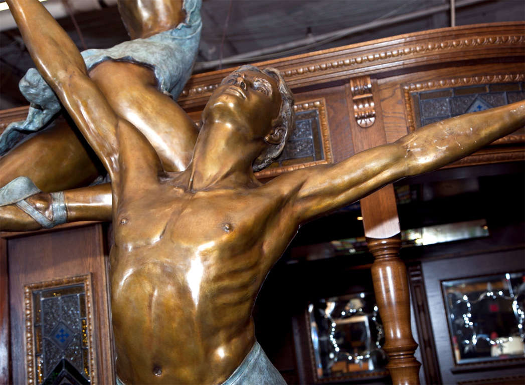 Life Size Bronze Statue "pas de Deux" by Mario Jason For Sale at ...