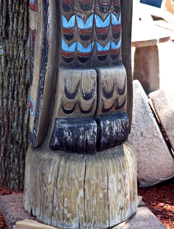 Vintage Northwest Native American Totem Pole at 1stDibs | native ...