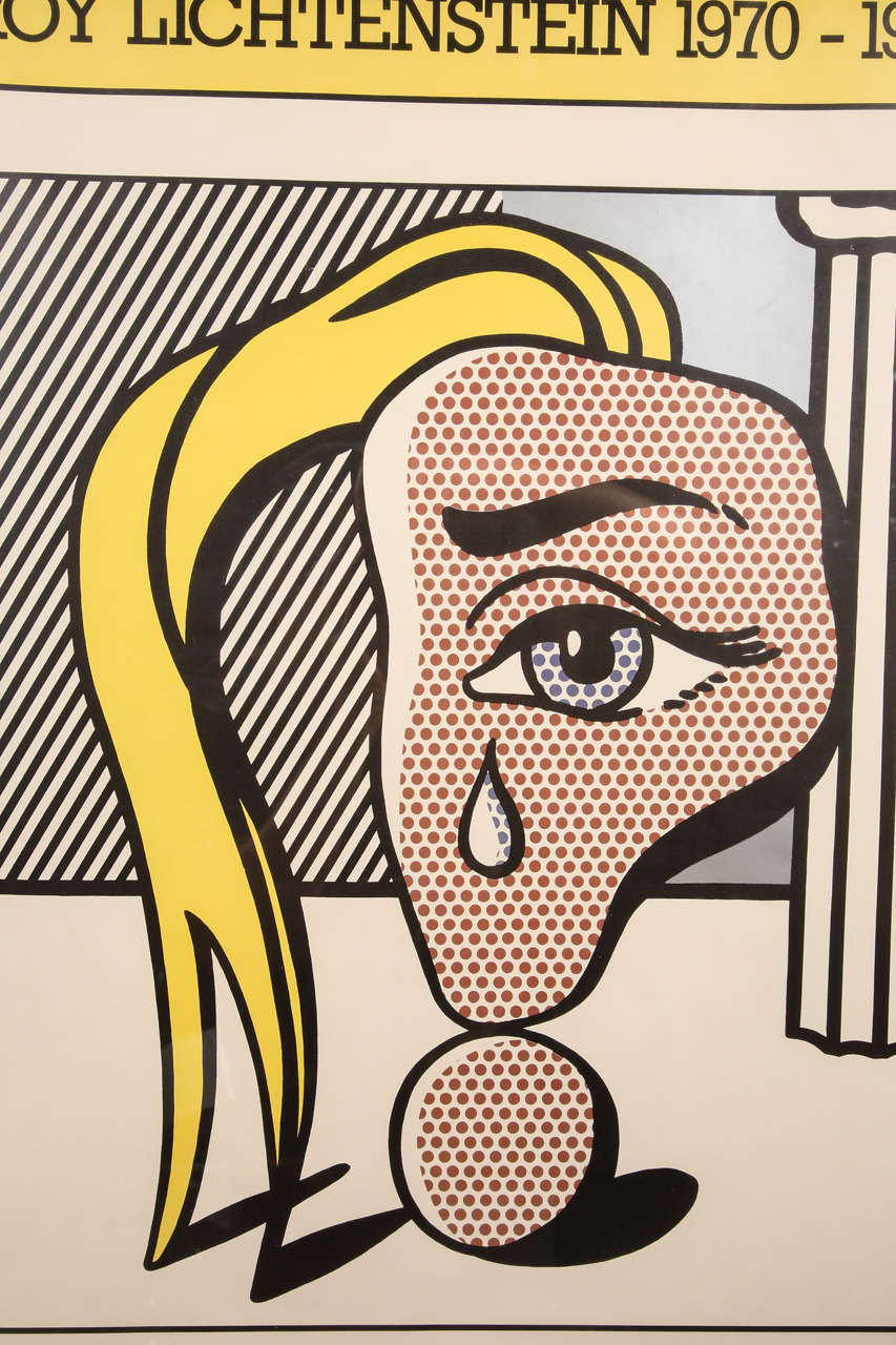 Spanish Lichtenstein Retrospective Poster, 1983 at 1stDibs