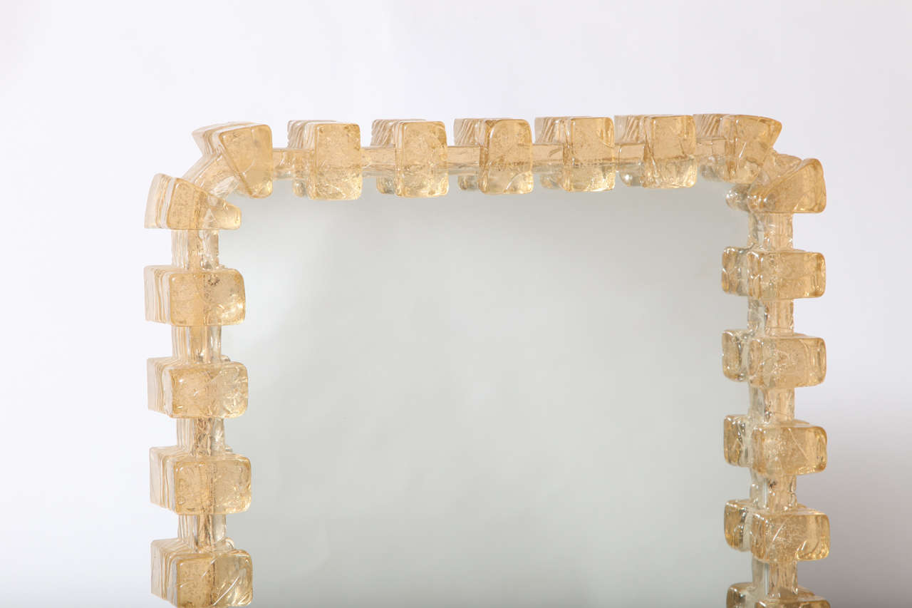 Illuminated Resin Mirror at 1stDibs