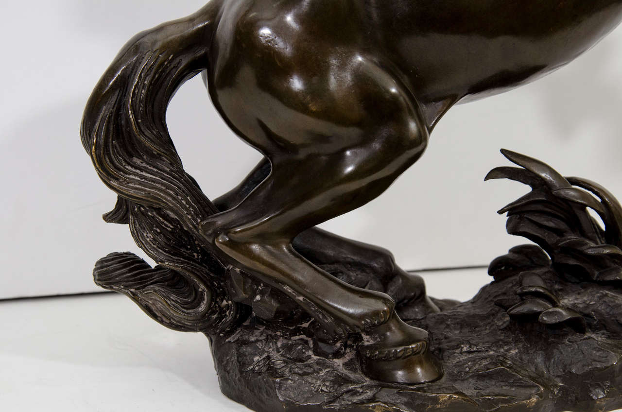 Japanese Meiji Period Bronze Horse Sculpture at 1stDibs