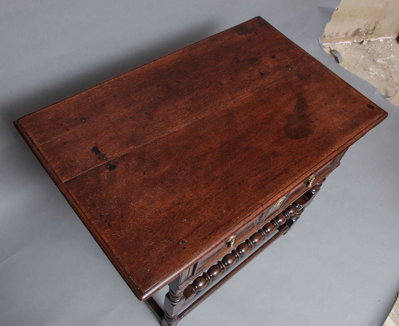 Charles II Oak Side Table at 1stDibs