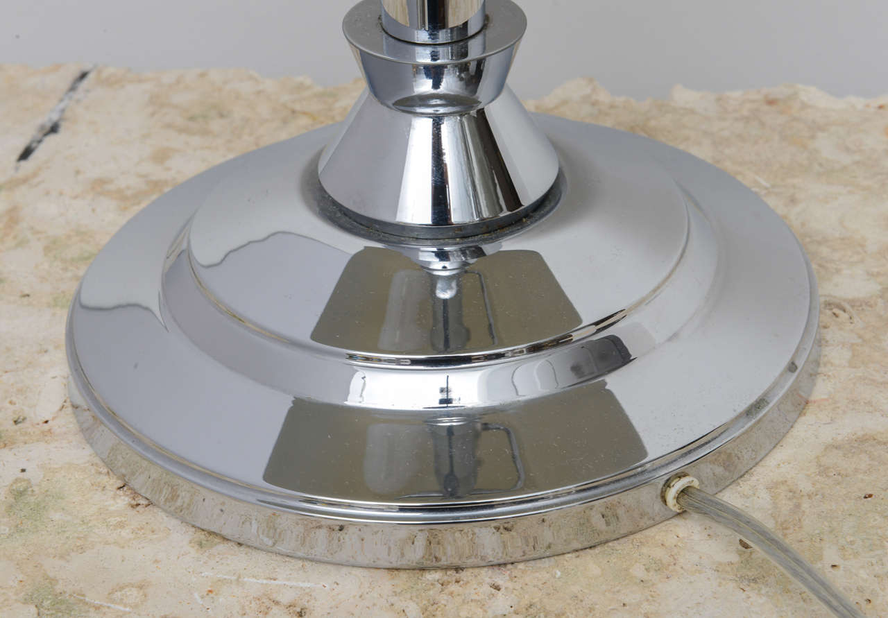 Chrome Table Lamp by Jay Spectre at 1stDibs