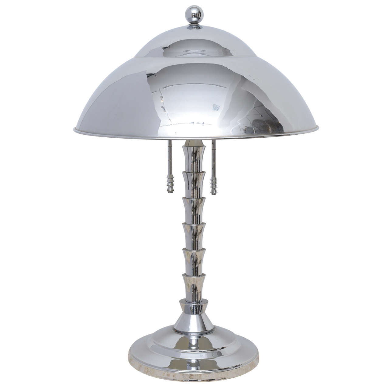 Chrome Table Lamp by Jay Spectre at 1stDibs