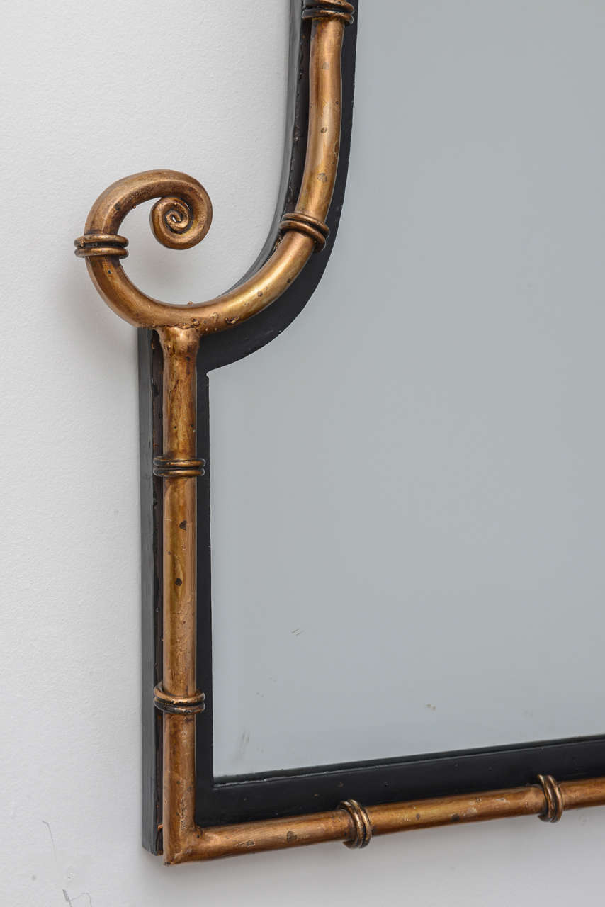 Pair of Faux Bamboo Pagoda Mirrors at 1stDibs