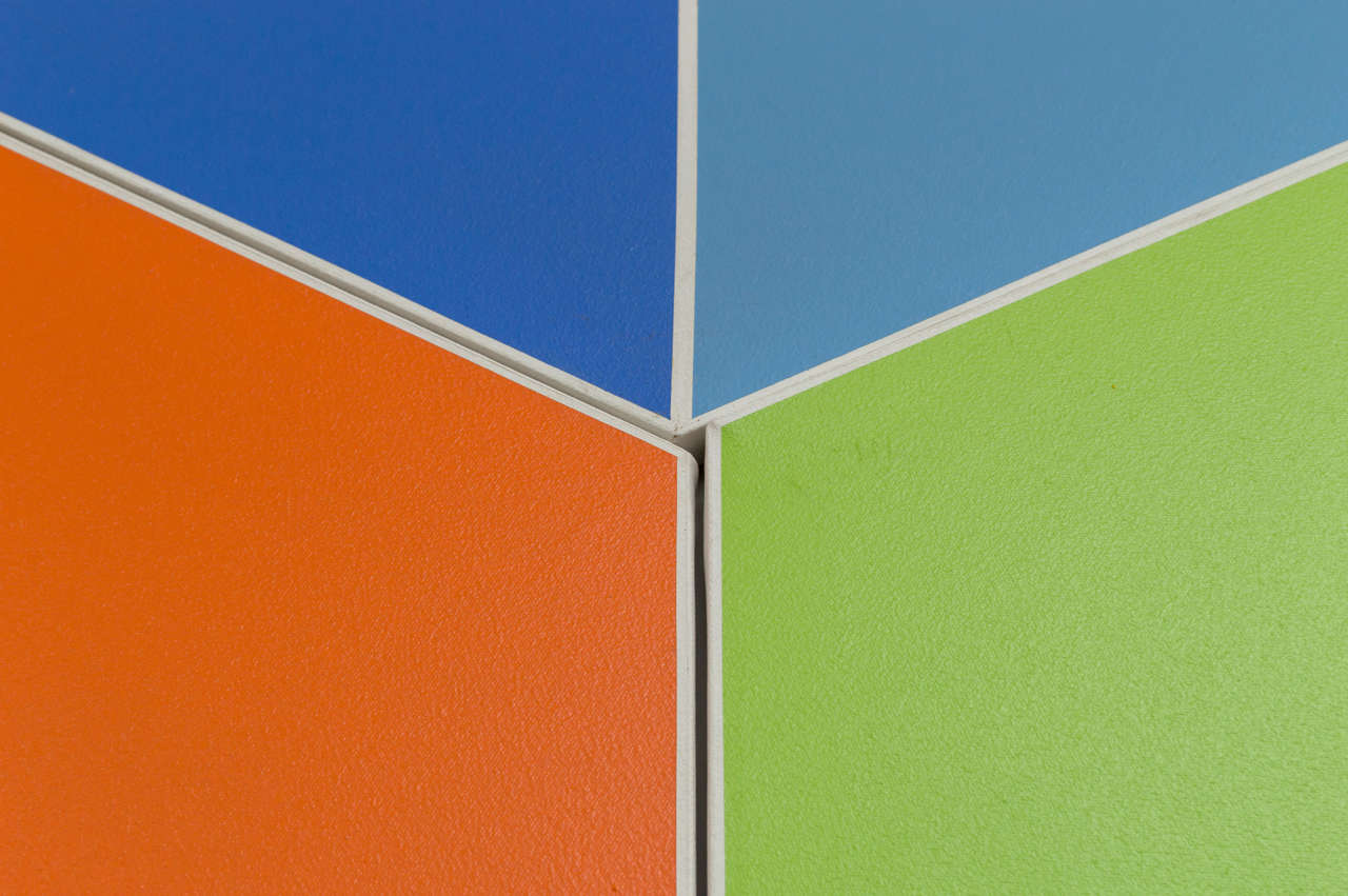 Graphic 1970s Triptych at 1stDibs