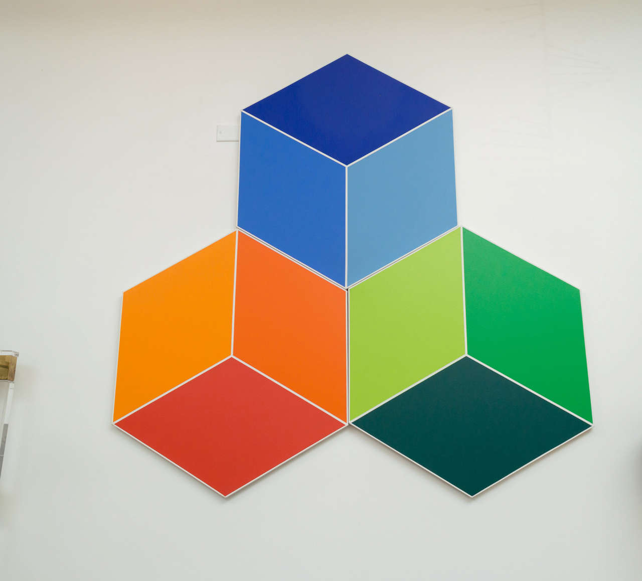 Graphic 1970s Triptych at 1stDibs