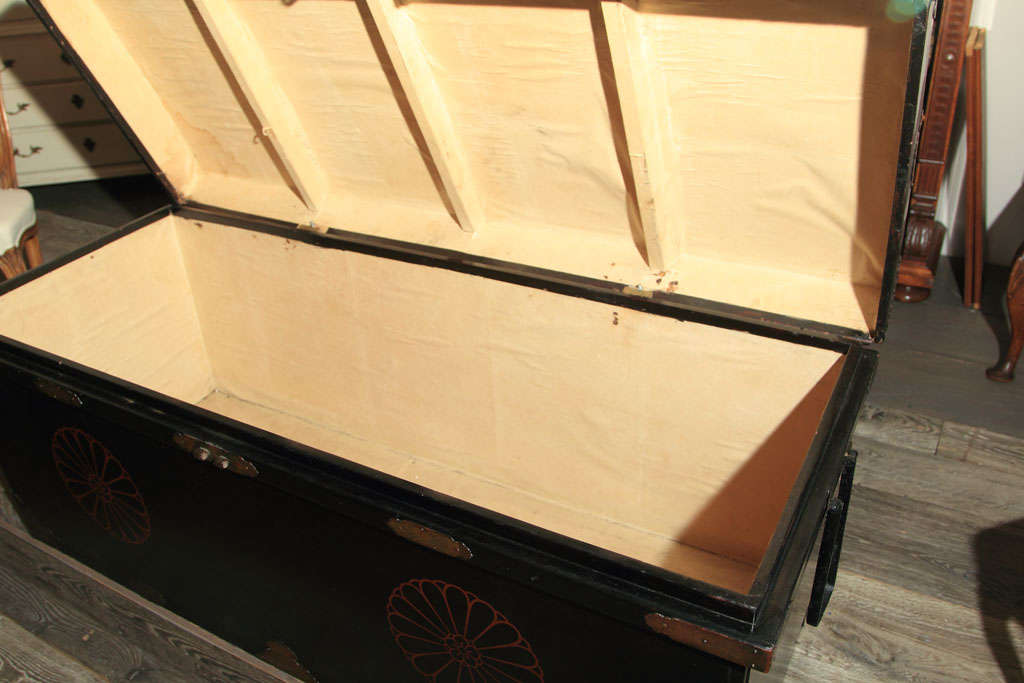 Japanese Painted Trunk at 1stDibs | japanese trunks, trunk on japanese ...