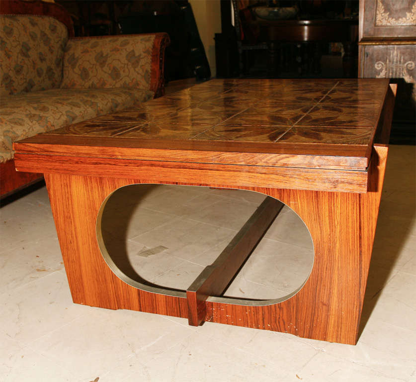 Danish Modern Tile-Topped Coffee Table at 1stDibs