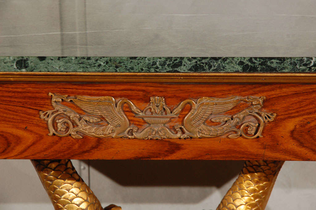 Pair Dolphin Console Entry Tables For Sale at 1stDibs