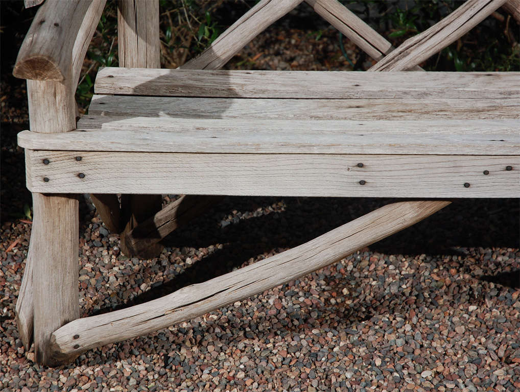 English Tree Limb Bench, Circa 1890 at 1stDibs