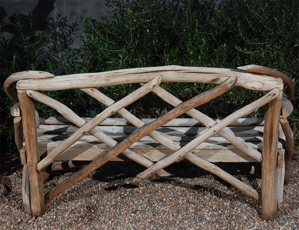 English Tree Limb Bench, Circa 1890 at 1stDibs