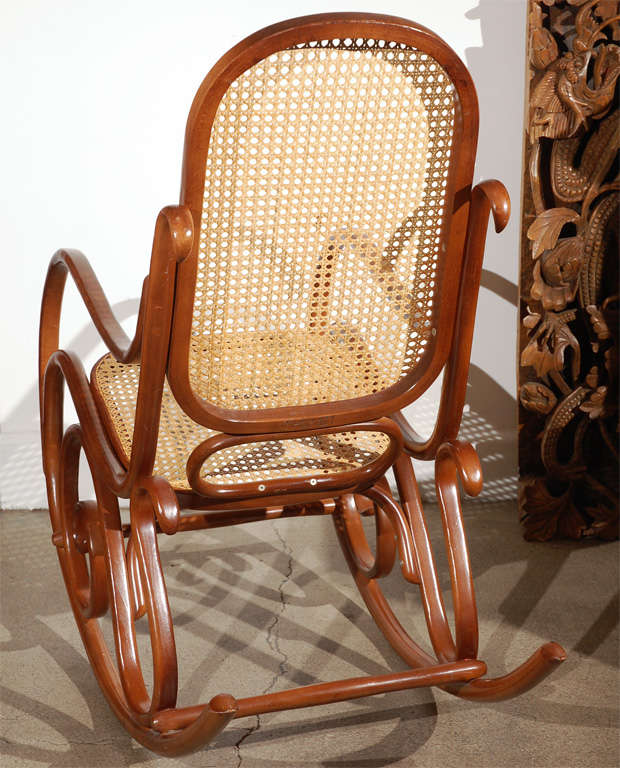 Thonet Bentwood Rocking Chair at 1stDibs