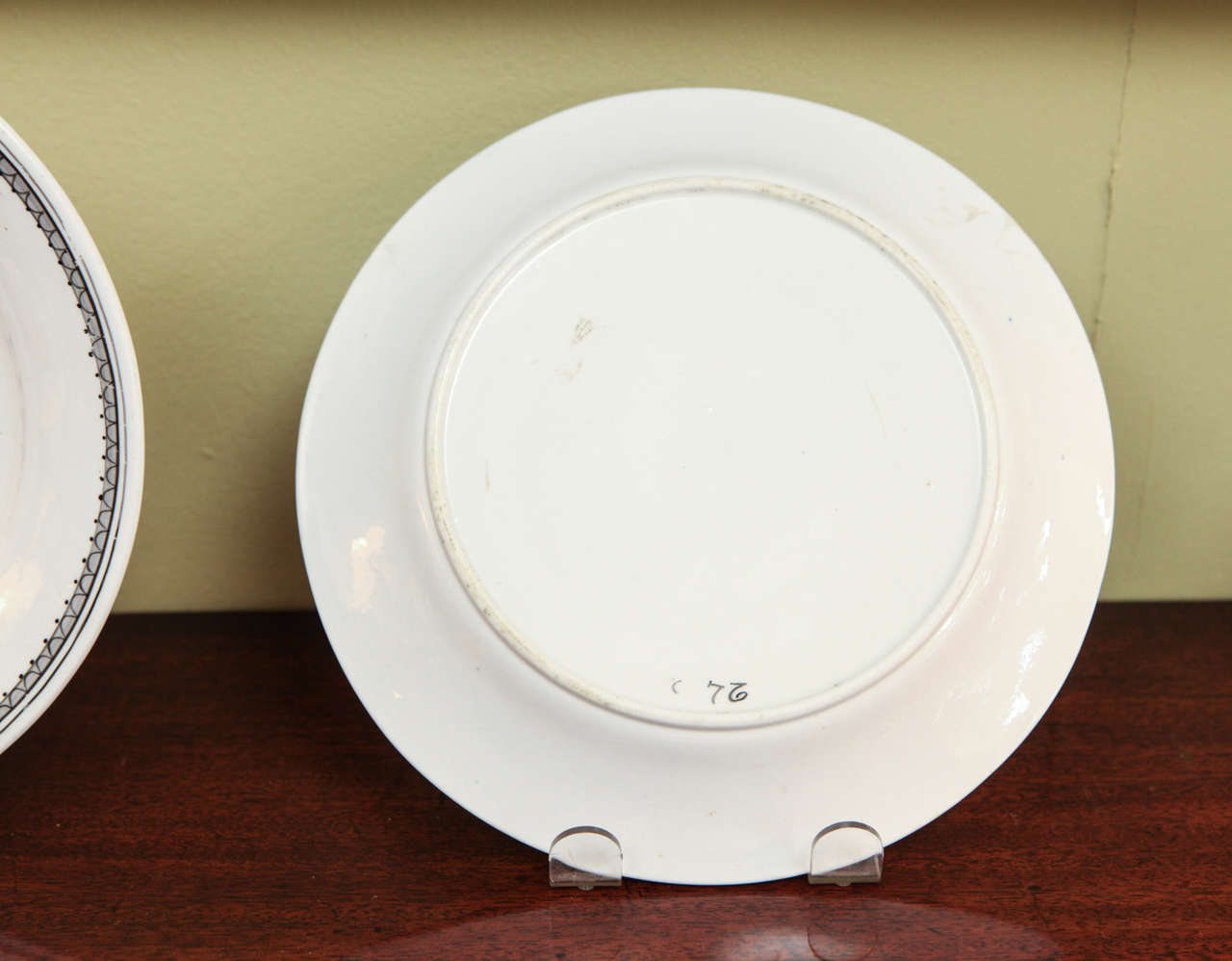 A Pair of New Hall Porcelain Plates at 1stDibs