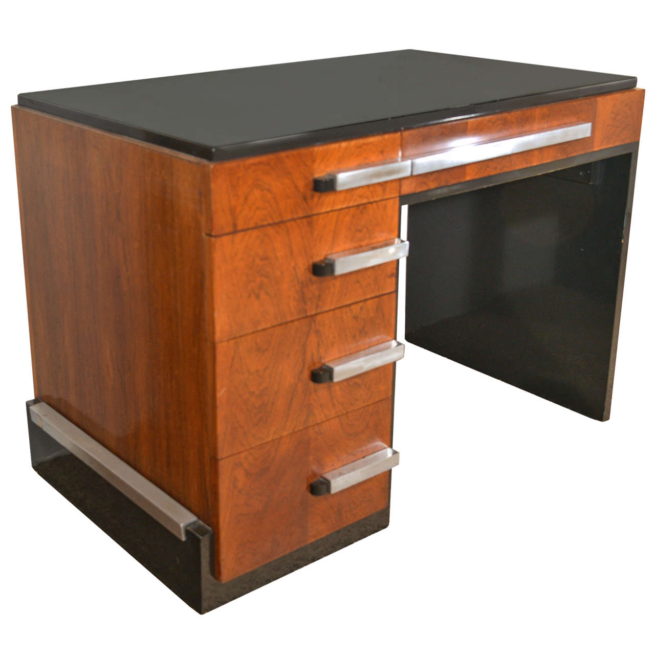 Donald Deskey Widdicomb asymmetric desk at 1stDibs | donald deskey desk