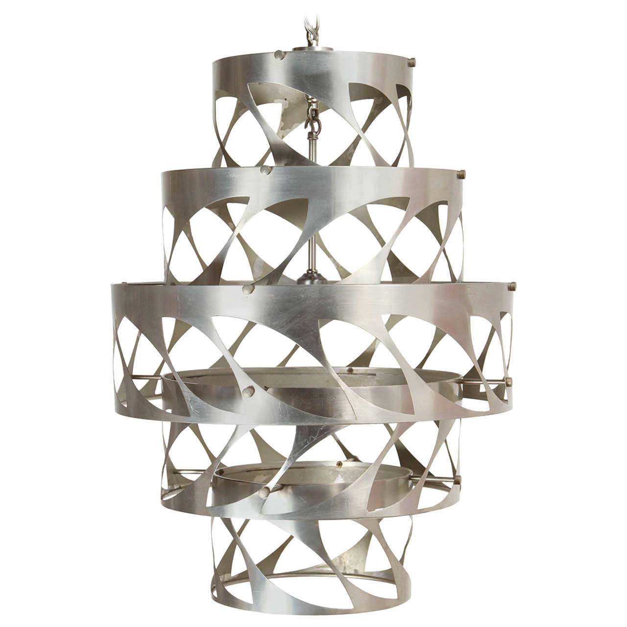 1980 Bill Keating Aluminum Sculpture For Sale at 1stDibs