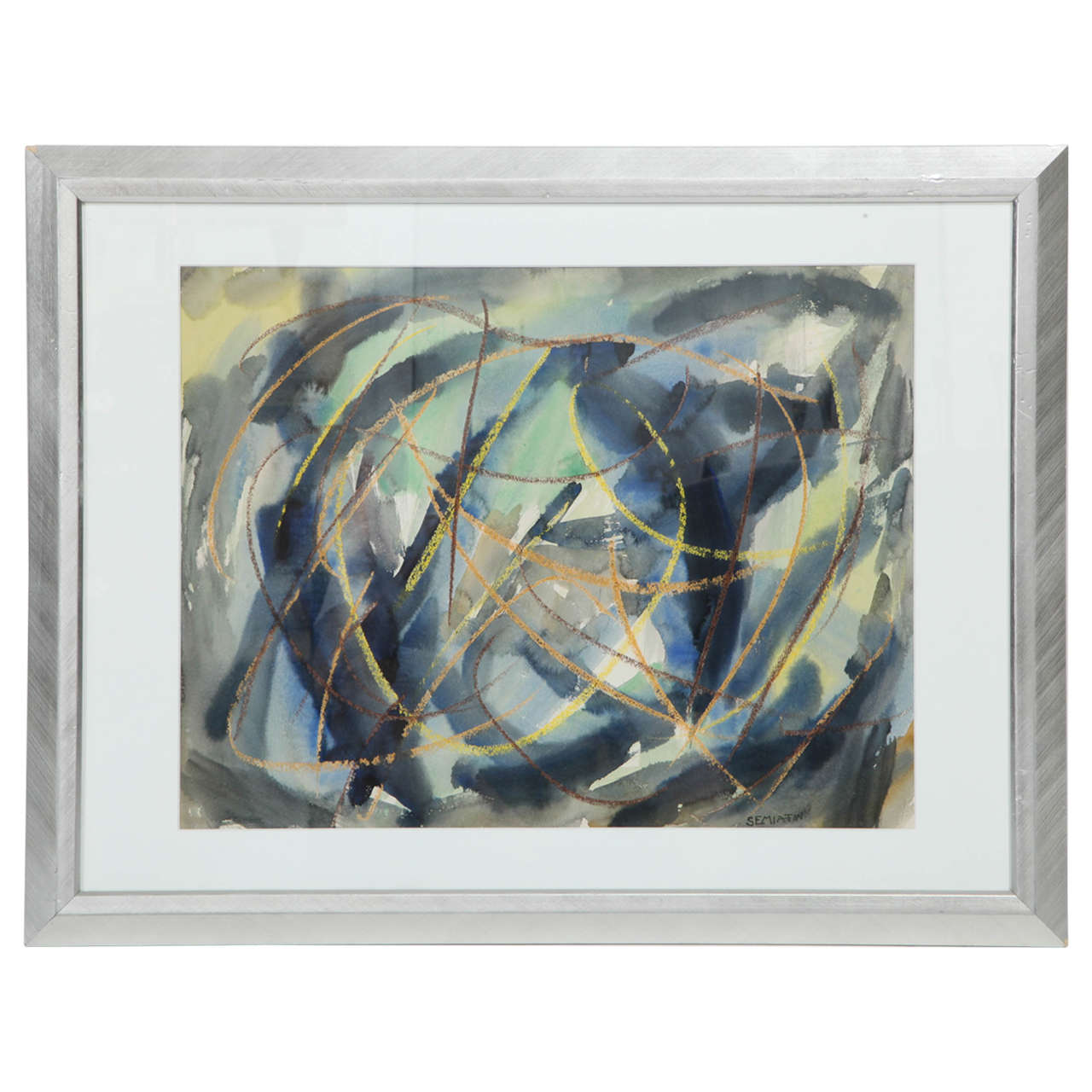 Untitled by Allen Atwell, Oil on Linen, 1952 For Sale at 1stDibs | alan ...