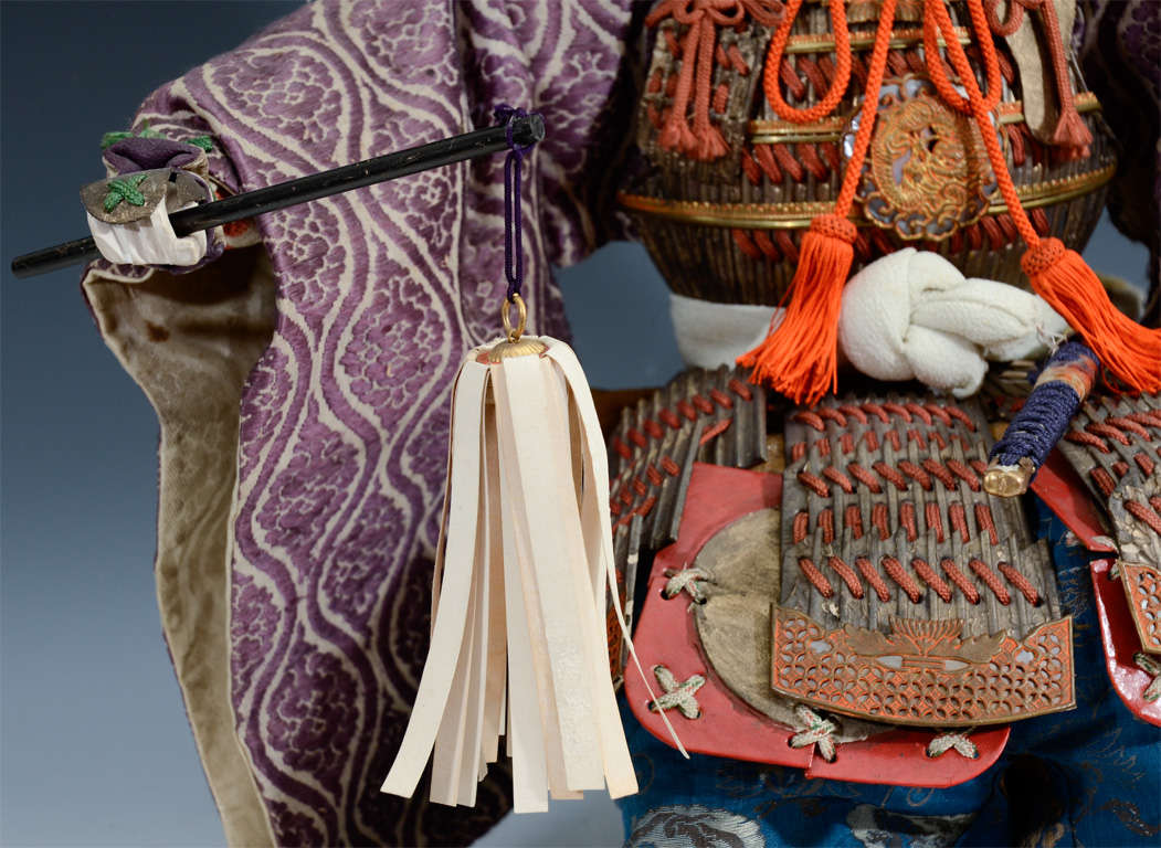 Japanese Musha Samurai Ningyo Figure at 1stDibs | musha ningyo