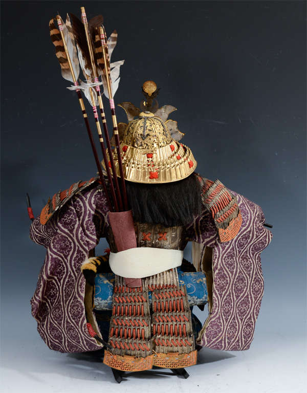 Japanese Musha Samurai Ningyo Figure at 1stDibs | musha ningyo