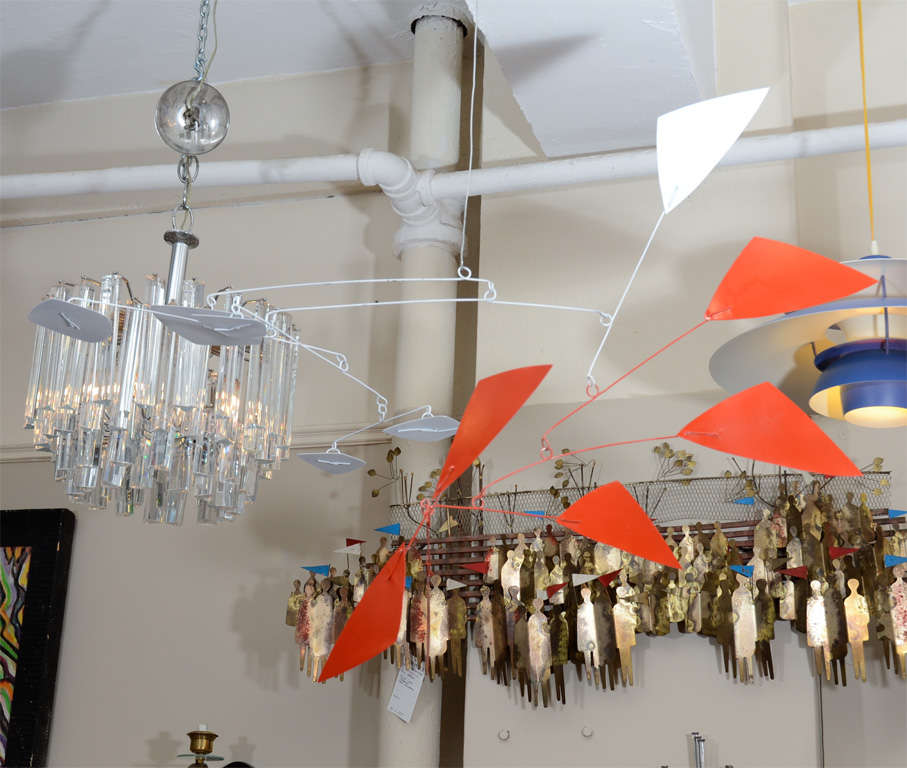 Mid Century Style Mobile in the Manner of Alexander Calder at 1stDibs